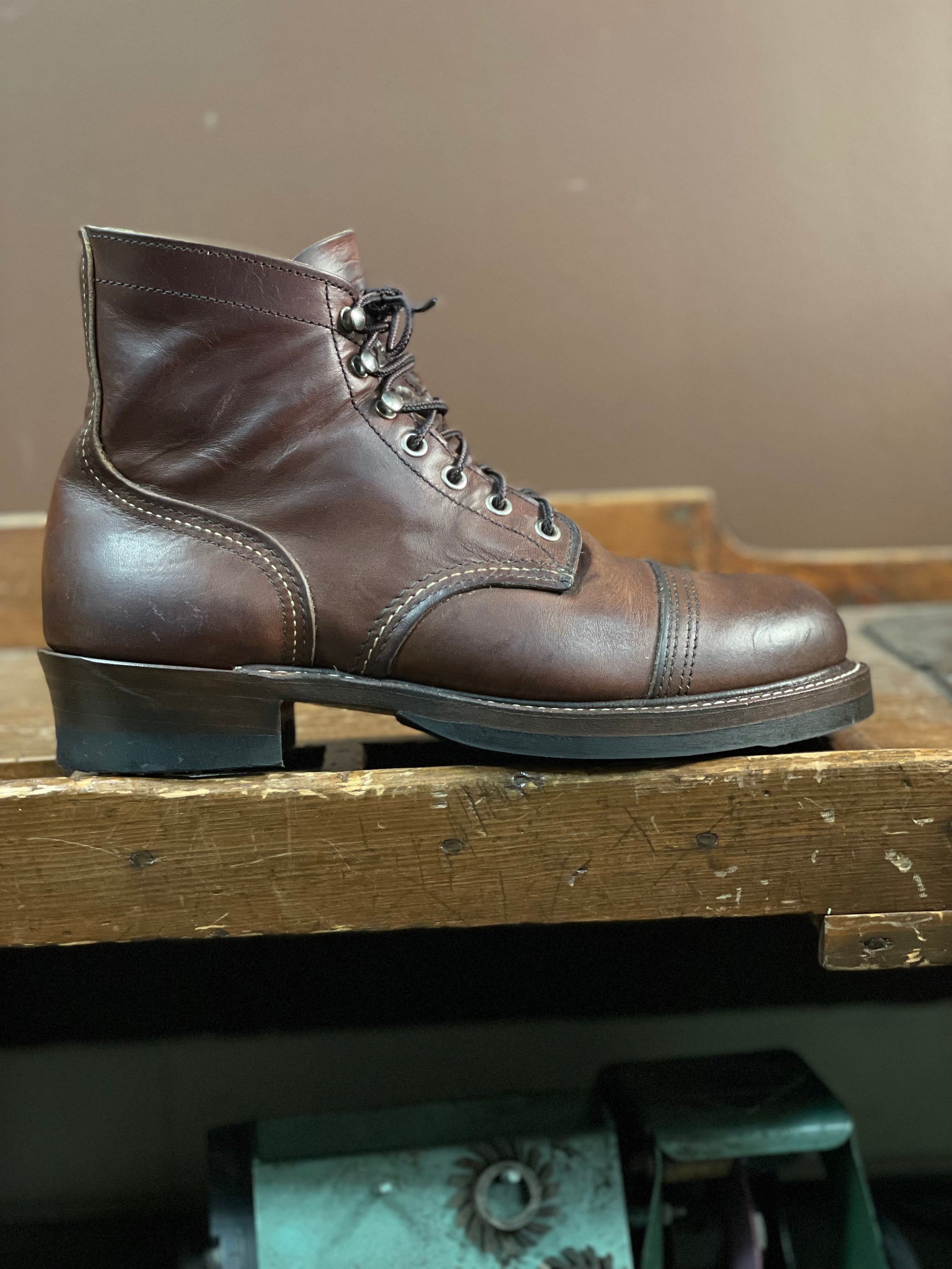 THE IRON LOGGER HALF SOLE – Wyatt & Dad Cobbler Co.