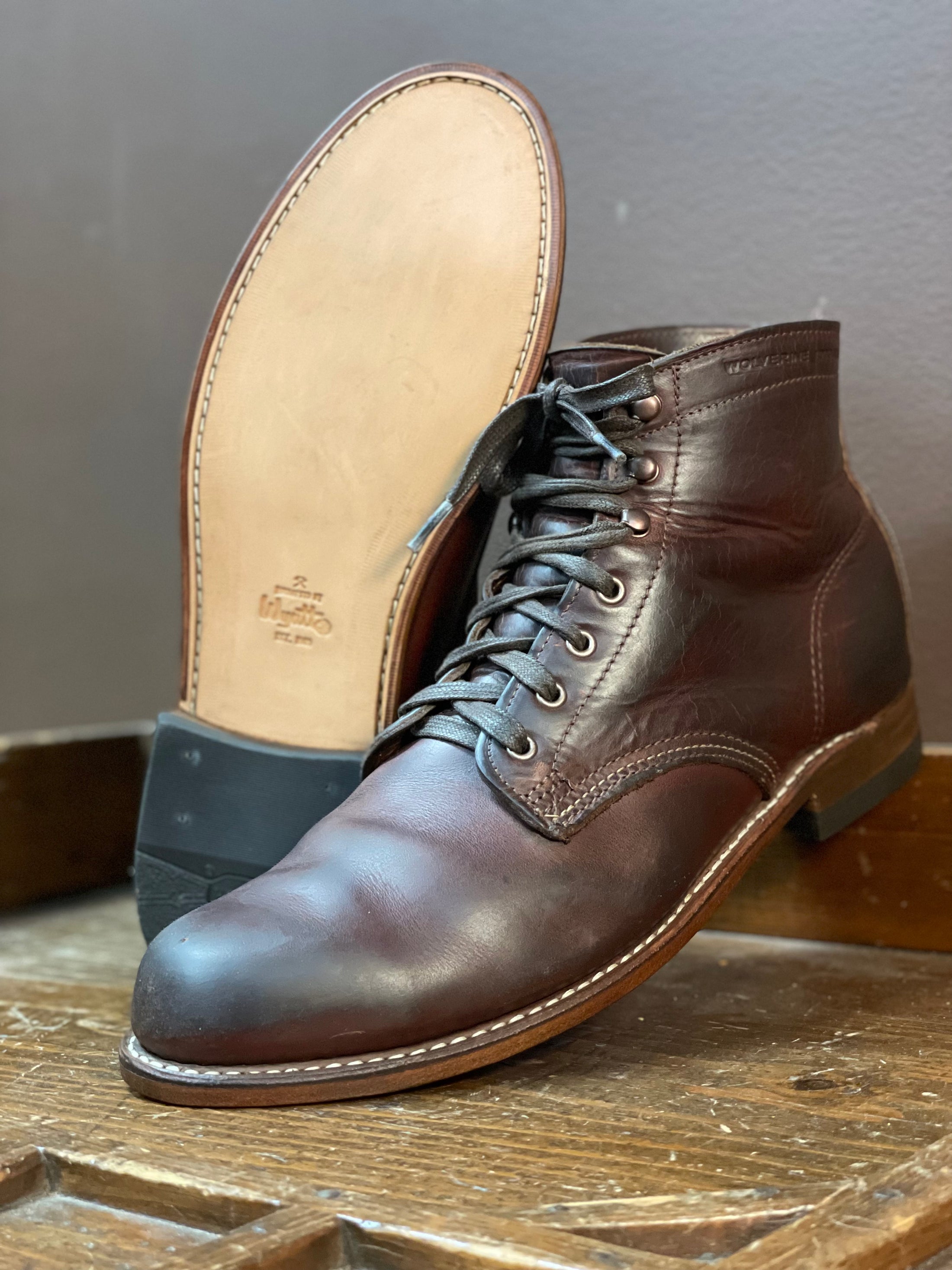 THE STANDARD LEATHER FULL SOLES AND HEELS – Wyatt & Dad Cobbler Co.
