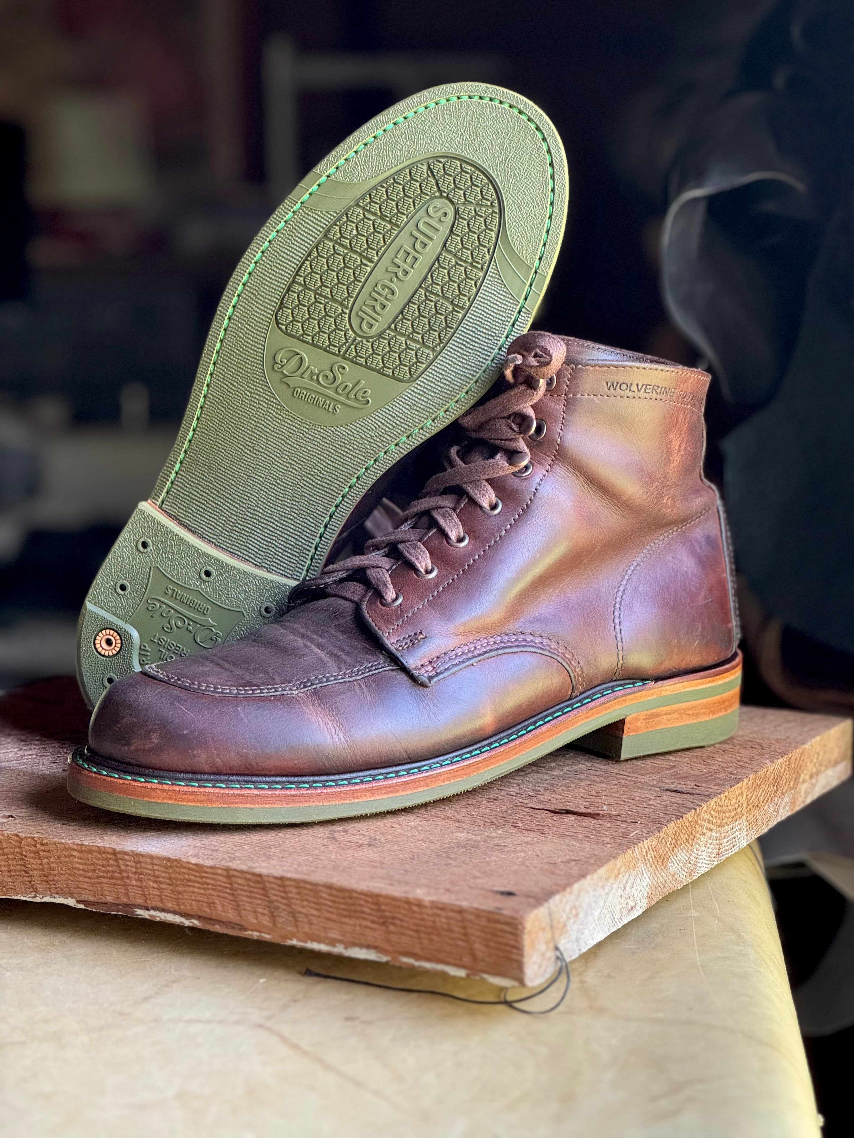 THE DR SOLE FULL SOLES – Wyatt & Dad Cobbler Co.