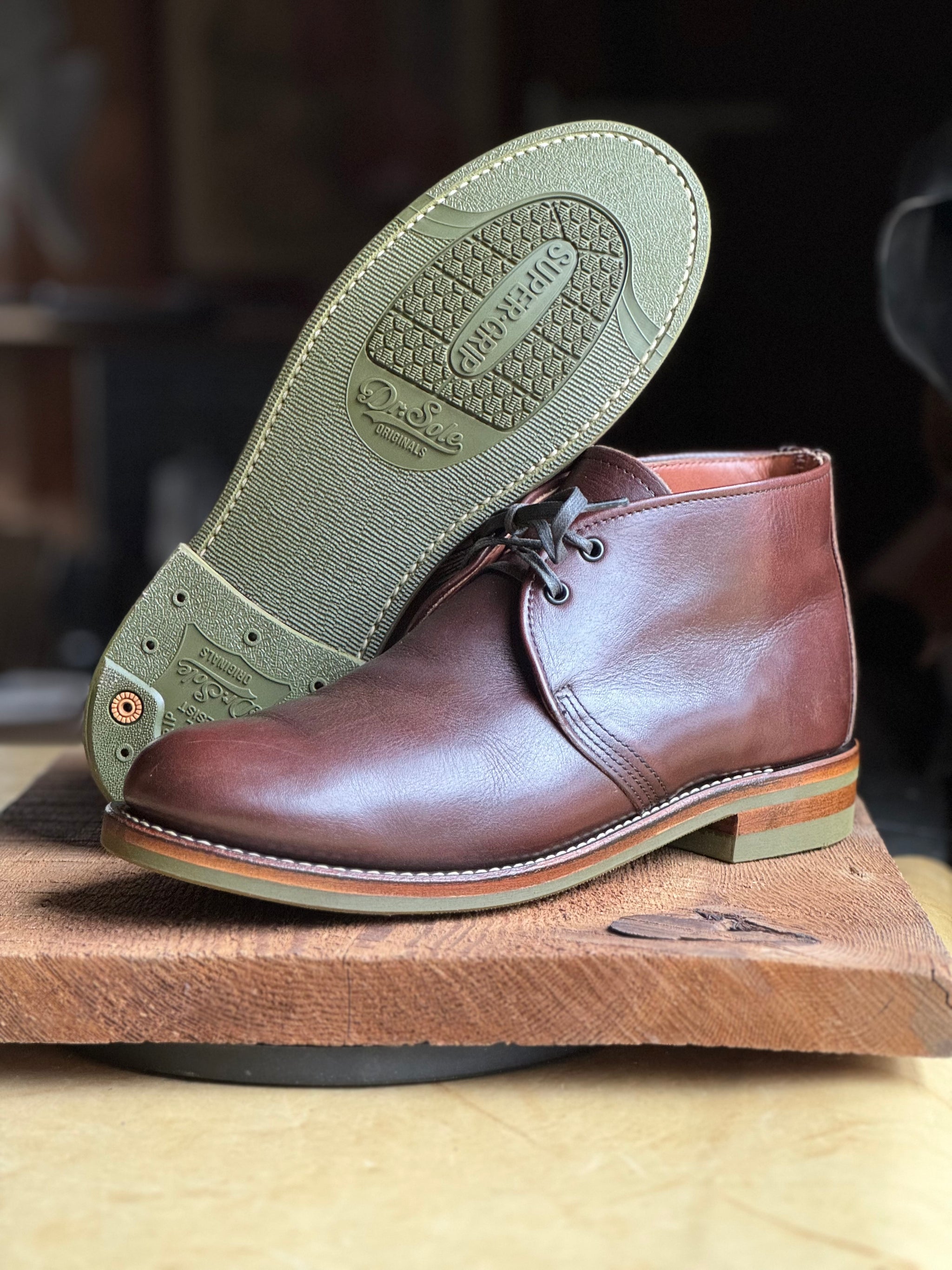 THE DR SOLE FULL SOLES – Wyatt & Dad Cobbler Co.