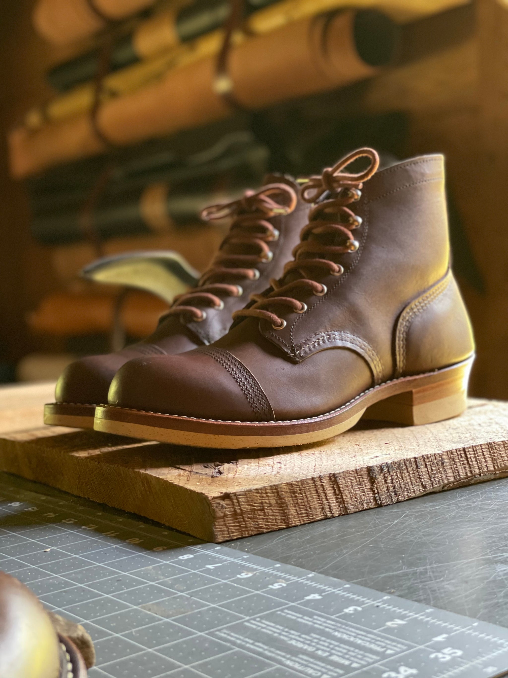 THE IRON LOGGER HALF SOLE – Wyatt & Dad Cobbler Co.